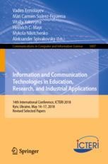 Information and Communication Technologies in Education, Research, and ...
