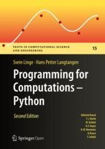 Programming for Computations - Python: A Gentle Introduction to ...