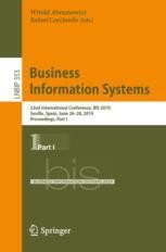 Business Information Systems: 22nd International Conference, BIS 2019 ...