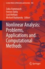 Nonlinear Analysis: Problems, Applications and Computational Methods ...