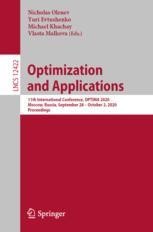 Optimization and Applications: 11th International Conference, OPTIMA ...