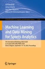 Machine Learning and Data Mining for Sports Analytics: 7th International Workshop, MLSA 2020, Co ...