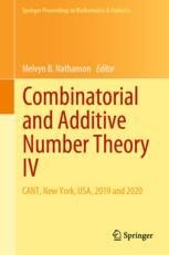 Combinatorial and Additive Number Theory IV: CANT, New York, USA, 2019 ...