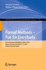 Formal Methods – Fun for Everybody: First International Workshop, FMFun ...