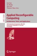 Applied Reconfigurable Computing. Architectures, Tools, and ...