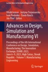 Advances in Design, Simulation and Manufacturing VI: Proceedings of the ...