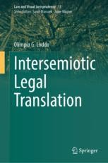 Intersemiotic Legal Translation | Springer Nature Link (formally ...