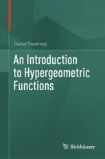 An Introduction to Hypergeometric Functions | SpringerLink