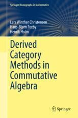 Derived Category Methods in Commutative Algebra | SpringerLink