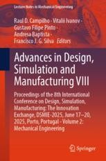 Advances in Design, Simulation and Manufacturing VIII: Proceedings of ...