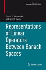 Representations of Linear Operators Between Banach Spaces | SpringerLink