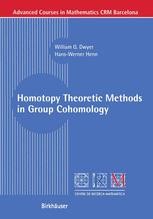 Homotopy Theoretic Methods in Group Cohomology | SpringerLink