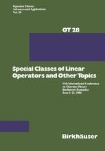 Special Classes of Linear Operators and Other Topics: 11th International Conference on Operator ...