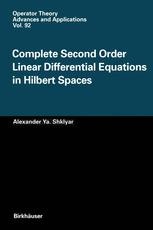 Complete Second Order Linear Differential Equations in Hilbert Spaces | SpringerLink