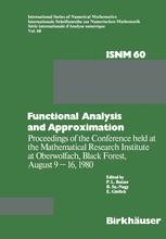 Functional Analysis and Approximation: Proceedings of the Conference ...