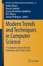 Modern Trends and Techniques in Computer Science: 3rd Computer Science On-line Conference 2014 ...