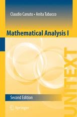 Mathematical Analysis I | SpringerLink