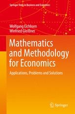 Mathematics and Methodology for Economics: Applications, Problems and ...