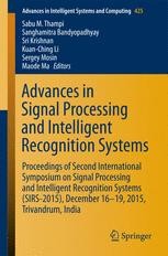 Advances in Signal Processing and Intelligent Recognition Systems ...
