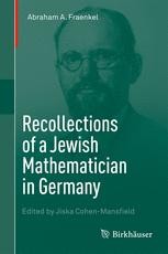 Recollections of a Jewish Mathematician in Germany | Springer Nature ...