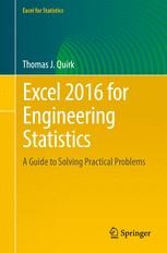Excel 2016 for Engineering Statistics: A Guide to Solving Practical Problems | Springer Nature ...
