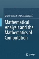 Mathematical Analysis and the Mathematics of Computation | SpringerLink
