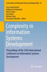 Complexity in Information Systems Development: Proceedings of the 25th ...