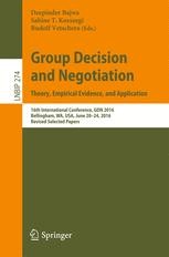Group Decision and Negotiation: Theory, Empirical Evidence, and ...