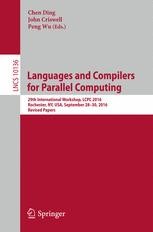 Languages and Compilers for Parallel Computing: 29th International ...