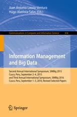 Information Management and Big Data: Second Annual International ...