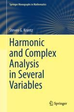 Harmonic and Complex Analysis in Several Variables | SpringerLink