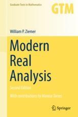 Modern Real Analysis | SpringerLink