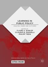 Learning in Public Policy: Analysis, Modes and Outcomes | SpringerLink