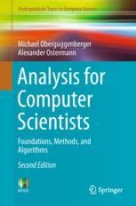 Analysis for Computer Scientists: Foundations, Methods, and Algorithms ...