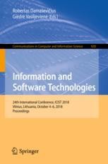Information and Software Technologies: 24th International Conference ...