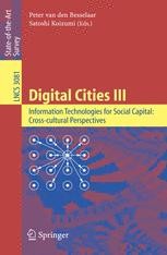 Digital Cities III. Information Technologies for Social Capital: Cross ...