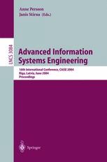Advanced Information Systems Engineering: 16th International Conference ...
