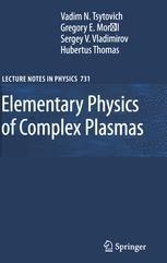 Elementary Physics of Complex Plasmas | Springer Nature Link (formerly SpringerLink)