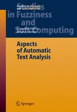 Aspects of Automatic Text Analysis | SpringerLink