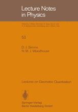Lectures on Geometric Quantization | SpringerLink