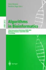 Algorithms in Bioinformatics: Third International Workshop, WABI 2003 ...