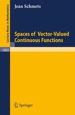 Spaces of Vector-Valued Continuous Functions | SpringerLink