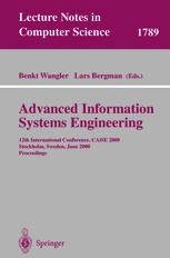 Advanced Information Systems Engineering: 12th International Conference ...