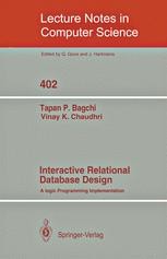 Interactive Relational Database Design: A Logic Programming Implementation | SpringerLink