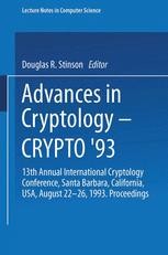 Advances in Cryptology — CRYPTO ’93: 13th Annual International ...