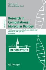 Research in Computational Molecular Biology: 11th Annunal International ...