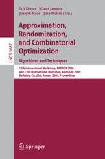 Approximation, Randomization, and Combinatorial Optimization ...