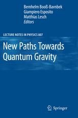 New Paths Towards Quantum Gravity | Springer Nature Link (formerly SpringerLink)