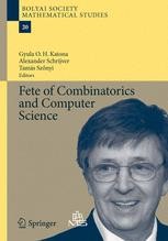Fete of Combinatorics and Computer Science | SpringerLink