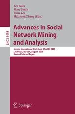 Advances in Social Network Mining and Analysis: Second International ...